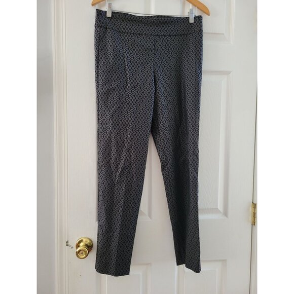 Krazy Larry | Pants & Jumpsuits | Krazy Larry Womens Gray Black Print ...